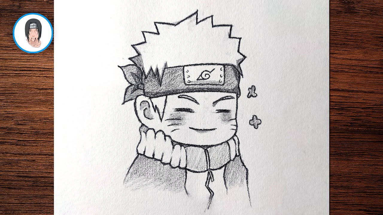 How to draw Naruto | Naruto Drawing Easy | step by step drawing - YouTube