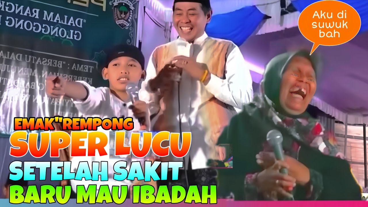 SUPER LUCU‼️EMAK SAKIT MINTA DISUWUK ABAH ANZA KALAU SEMBUH BARU MAU ...