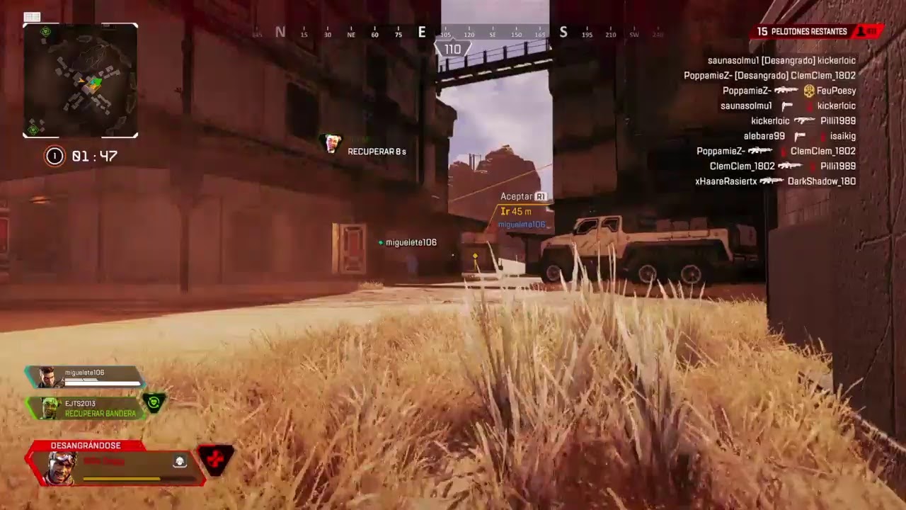 Intentando conseguir en ape legends el octane con un amigo en vivo ...