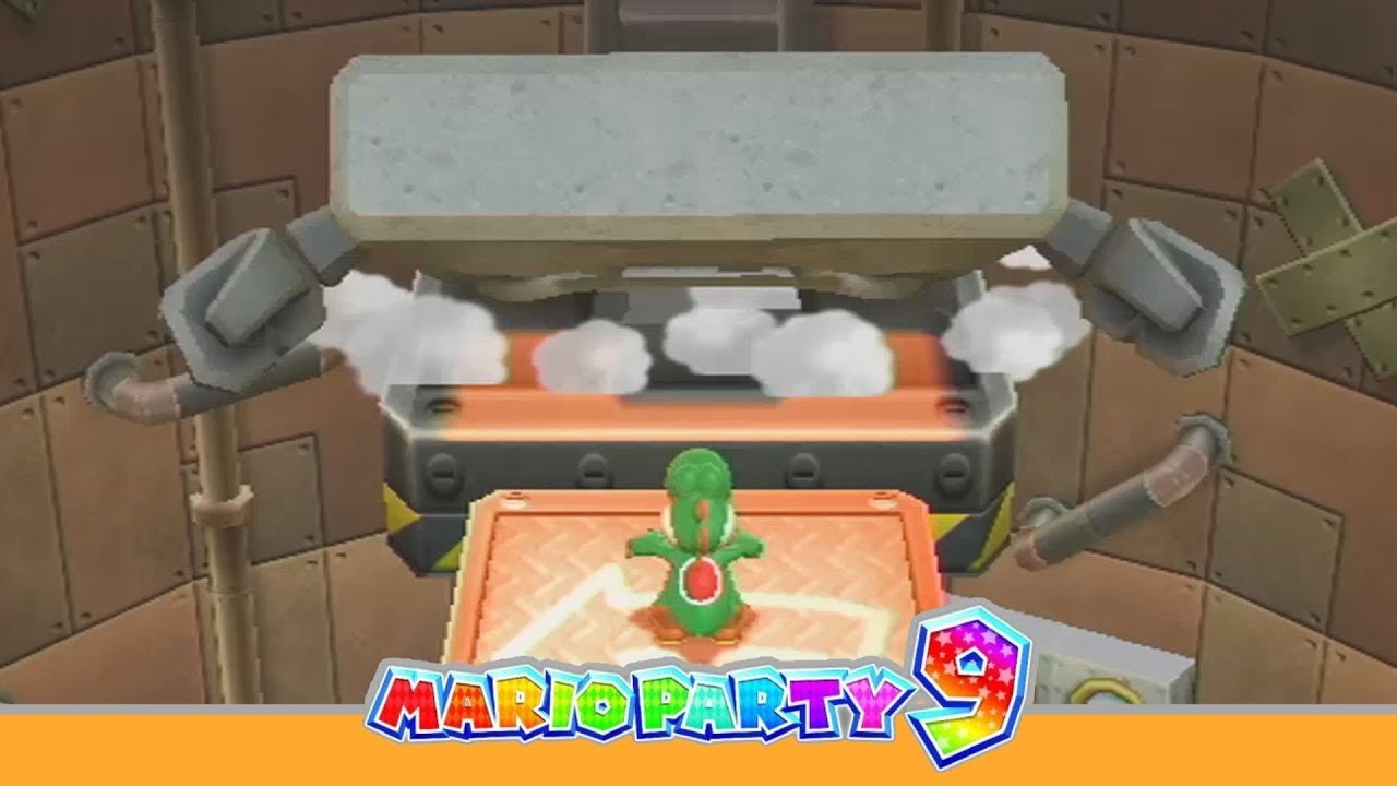 [2P] WHOMP STOMP – Mario Party 9 Boss Battle Minigame - YouTube