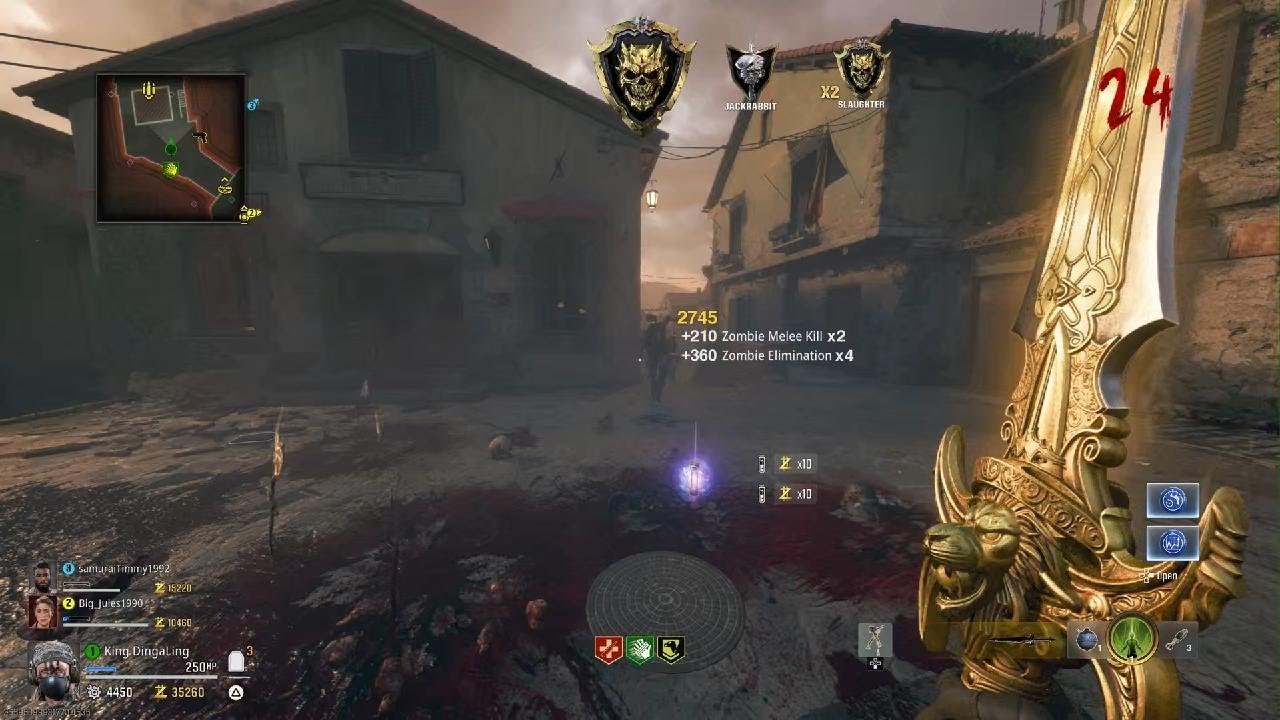 Call of Duty bo6 zombies sword! - YouTube
