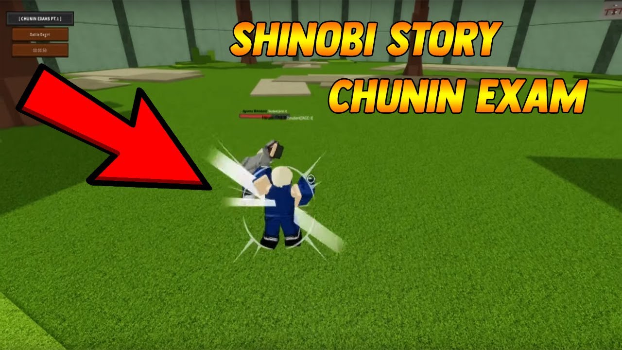 PARTICIPATING IN THE CHUNIN EXAM! | Shinobi Story Chunin Exam Test ...