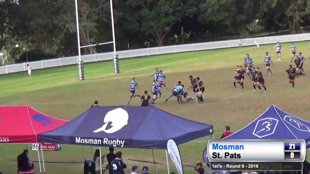 Mosman Rugby vs St Pats - Round 6 2016 - YouTube