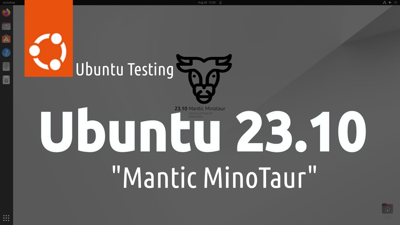 Así se ve el nuevo UBUNTU 23.10 - YouTube