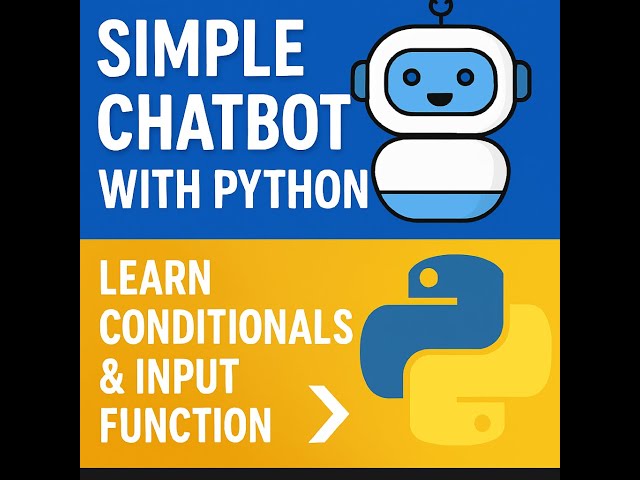 Input Function Python Tutorial 4 Simple Chatbot Youtube Input Function Python Tutorial 4 Simple Chatbot Youtube