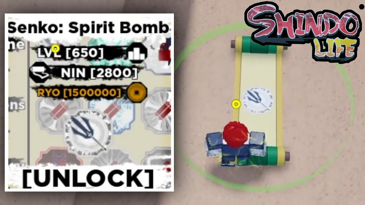 Shindo Life - Senko Spirit Bomb - Spawn Location - Part 1 - YouTube