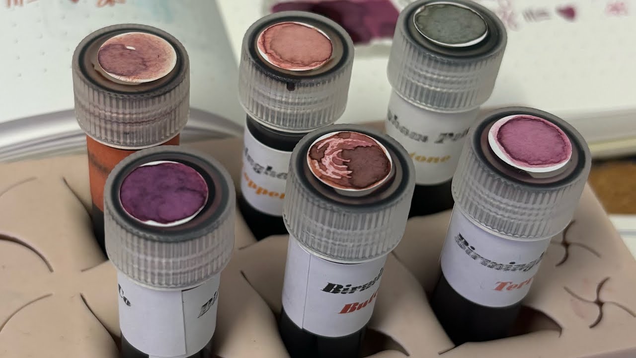 Fountain Pen Ink Swatching Birmingham Pen Co Samples from Priscilla ...