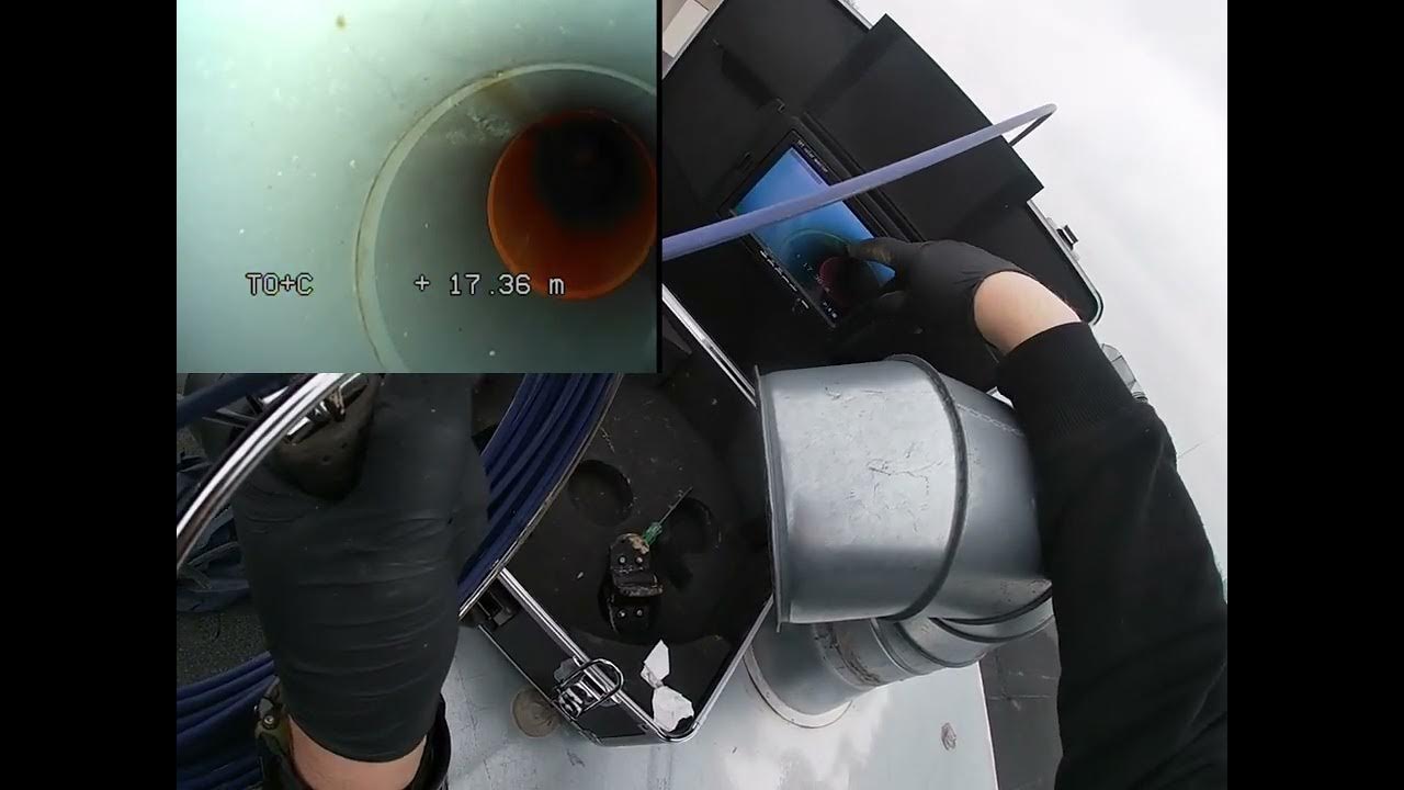 Inspekcja pionu z wywiewki na dachu - YouTube