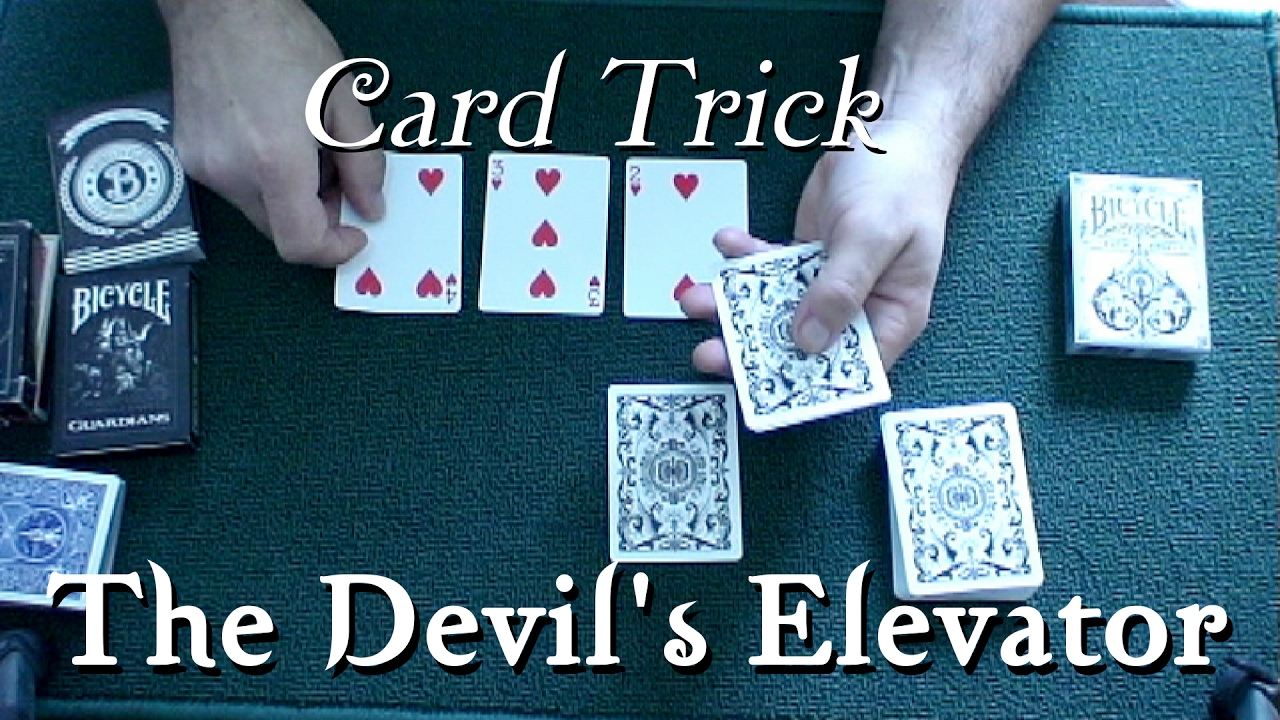 Card Trick - The Devils Elevator - YouTube
