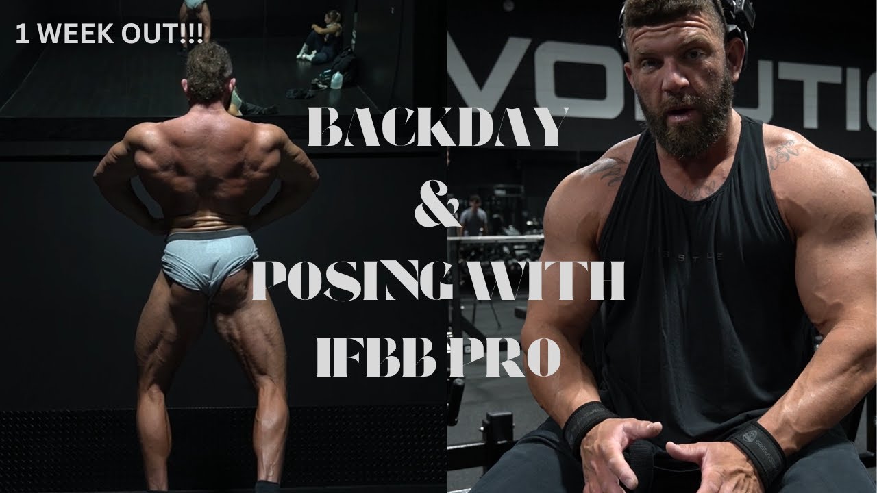 BACK DAY & POSING WITH IFBB PRO - YouTube