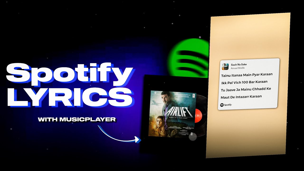 Reels Trending Spotify Card Lyrics Editing | Spotify Lyrics Card ...