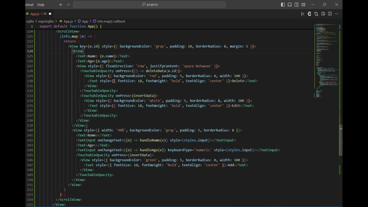 Expo SQLite part 2 - YouTube