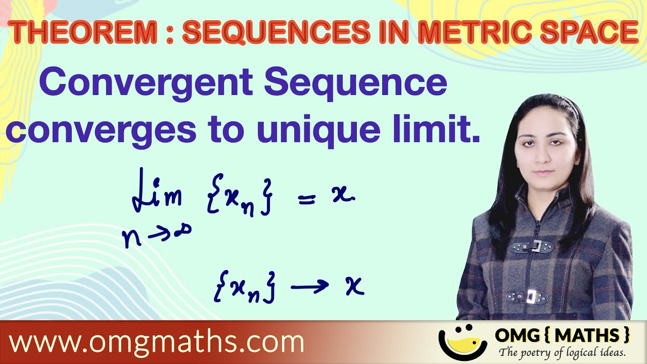 Convergent Sequence Has A Unique Limit Metric Space Real Analysis Uniqueness Theorem Youtube