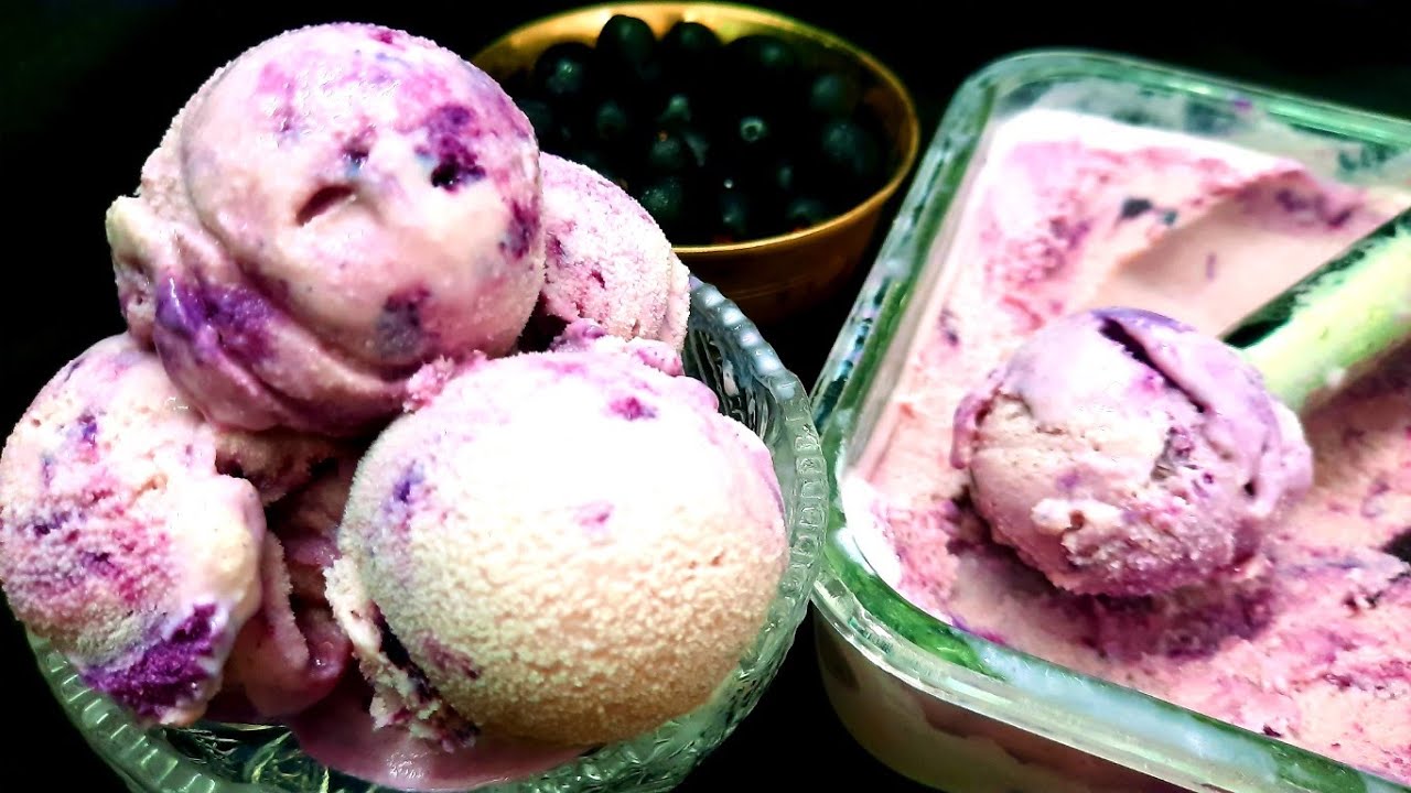 Black Plum/Java Plum Ice Cream| Jamun Ice Cream| Indian Java Plum Ice ...