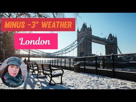 Minus -3° Weather in London today ,Going to Market in this Frozty Cold ...