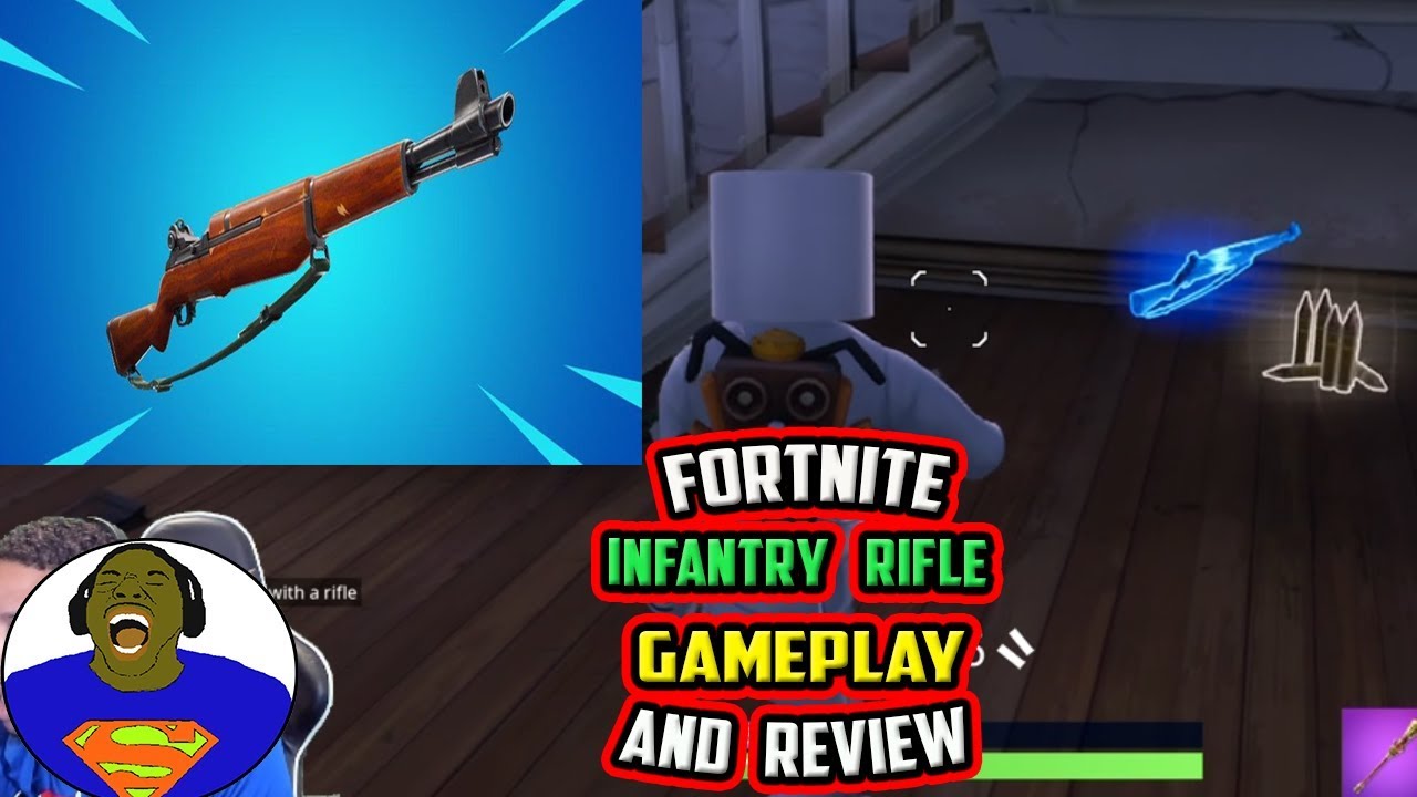 FORTNITE *NEW* INFANTRY RIFLE GAMEPLAY - YouTube