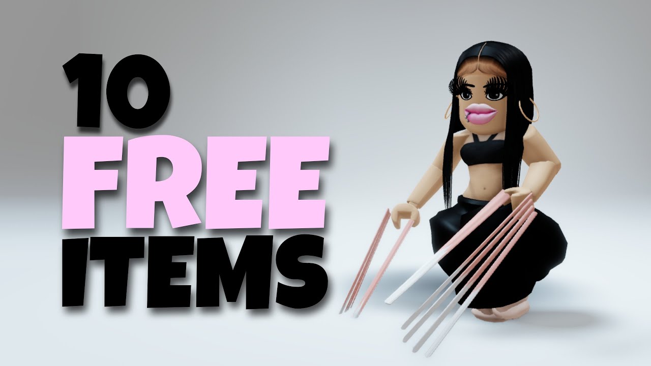 GET THESE 10 FREE ITEMS ON ROBLOX NOW! 😜 ️😮 - YouTube