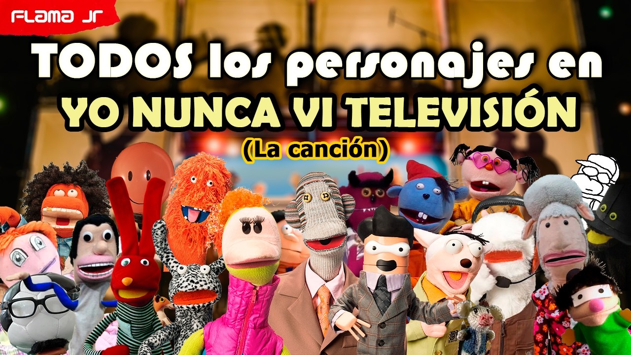 Todos los personajes que han cantando "Yo Nunca Vi Televisión" - YouTube