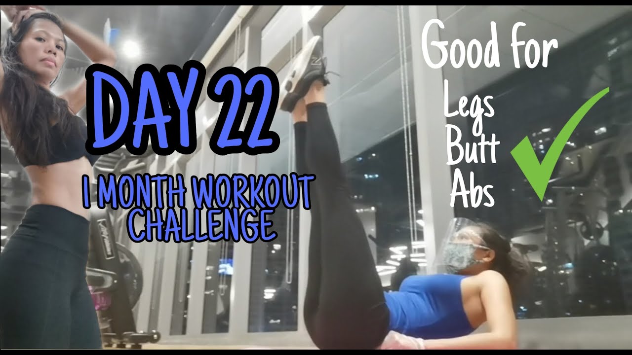 DAY 22 - 1 MONTH WORKOUT CHALLENGE - YouTube