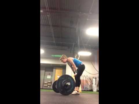 Training 5/17/14 MU/Squat snatch Couplet