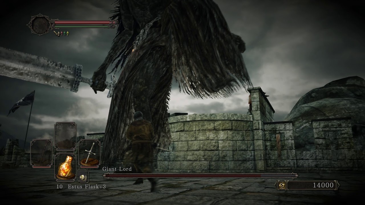 Dark Souls 2: Scholar of the First Sin Soul Level 1: Giant Lord - YouTube