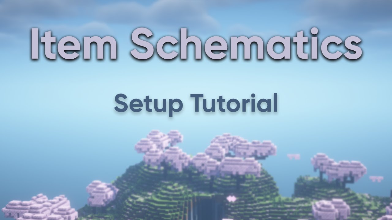 Creating an item schematic with the Item Schematics plugin - YouTube