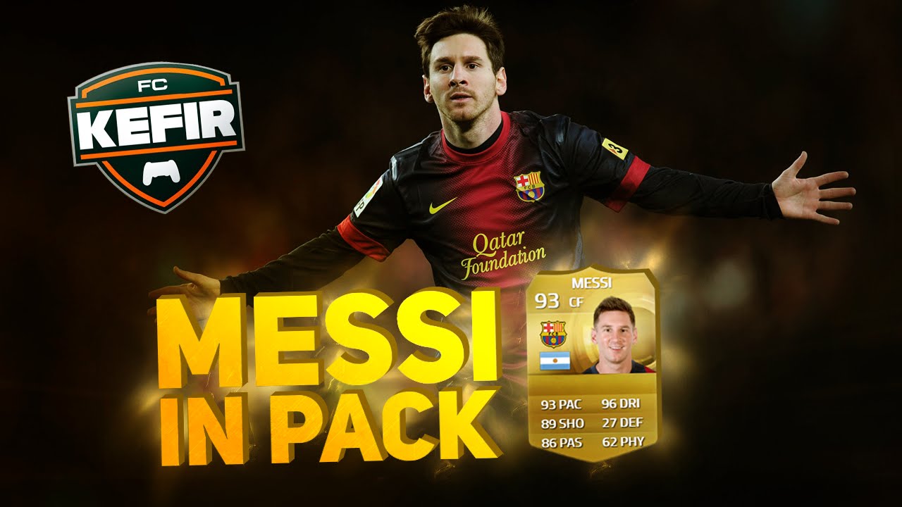 FIFA 15 | MESSI IN A PACK | STREAM PACK - YouTube
