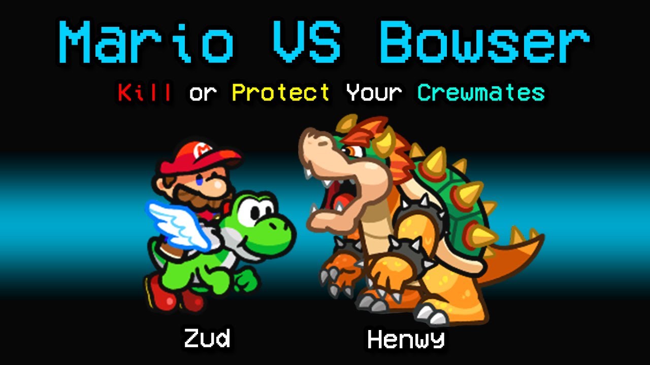 NEW Among Us SUPER MARIO VS BOWSER ROLE?! (Meme Mod) - YouTube
