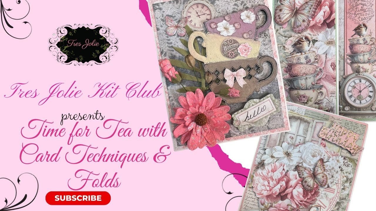 Time for Tea with Card Techniques & Folds - YouTube