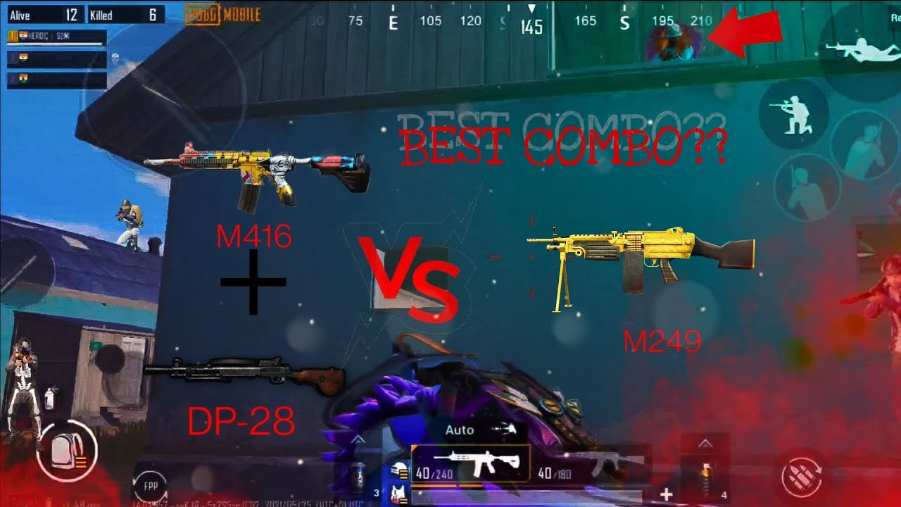 PUBG GAMEPLAY | BEST COMBO(M416-DP28) ️ l Pubg Montage - YouTube