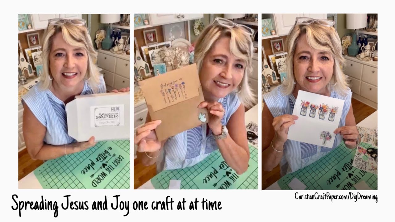 Christian Craft Paper Card Making Kit - YouTube