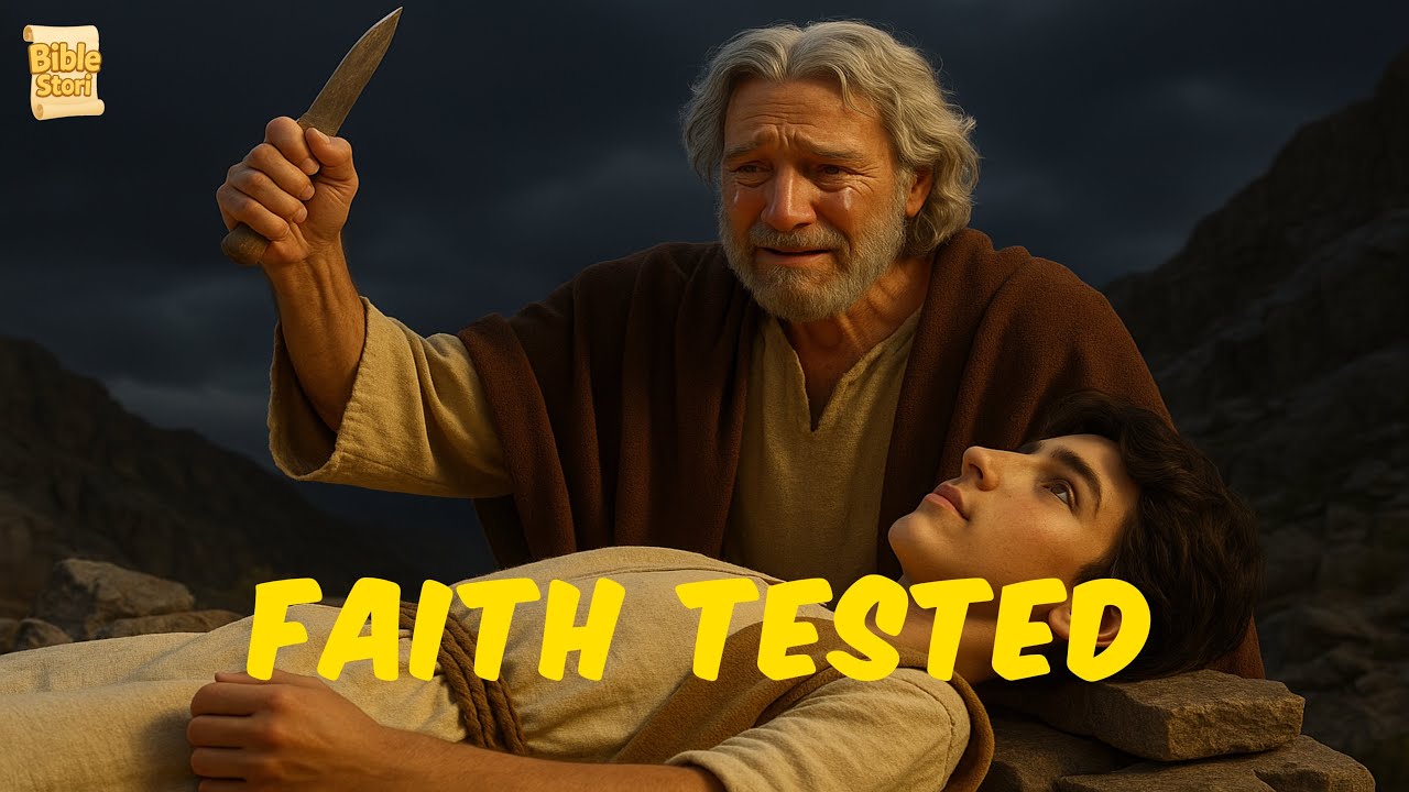 The Test on the Mountain | Abraham and Isaac Bible Story (Genesis 22)🌾 ...