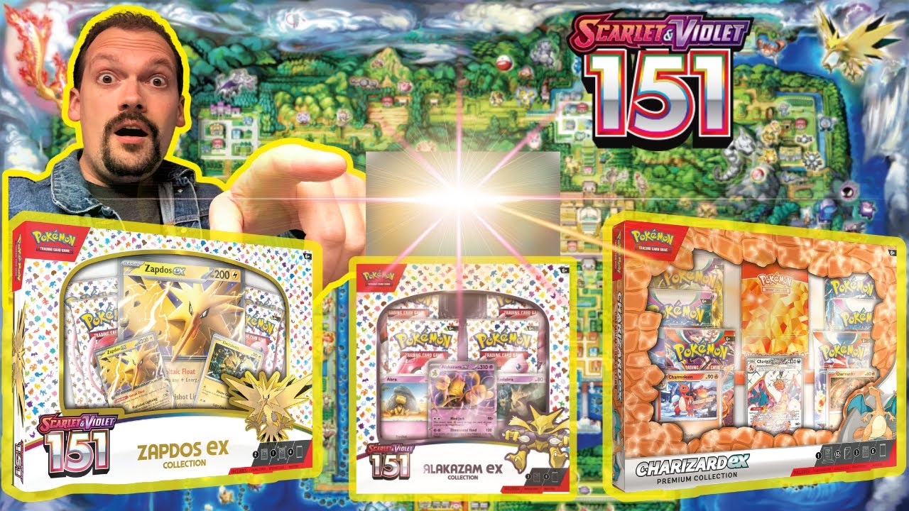 Opening NEW Pokemon 151 EX Boxes! We Pulled One Of The Big 3! - YouTube