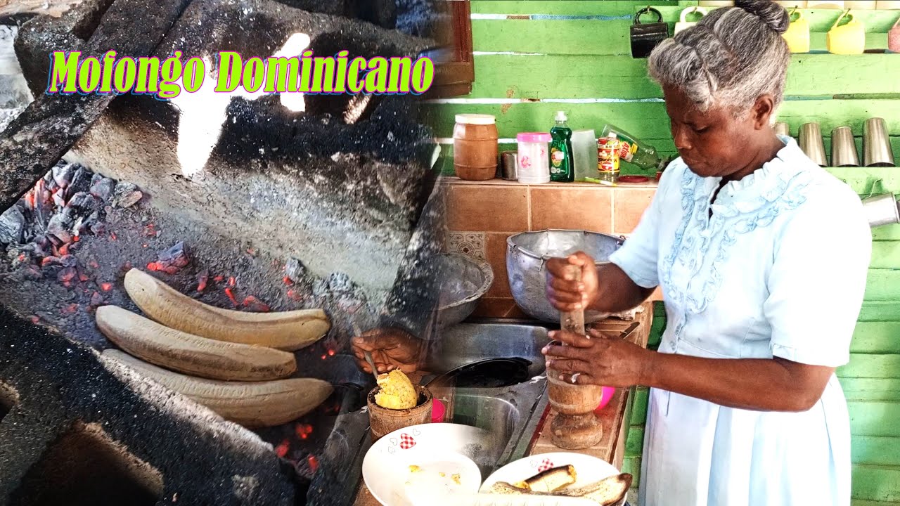 El verdadero Mofongo dominicano, La vida del campo - YouTube