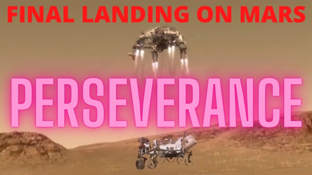 NASA's Mars Rover - Perseverance Final Landing | Feb.18,2021 - YouTube