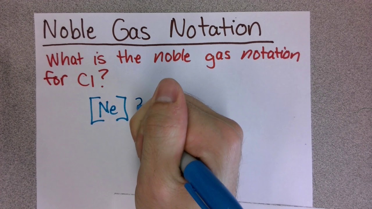 Electron Configuration Noble Gas Notation - YouTube