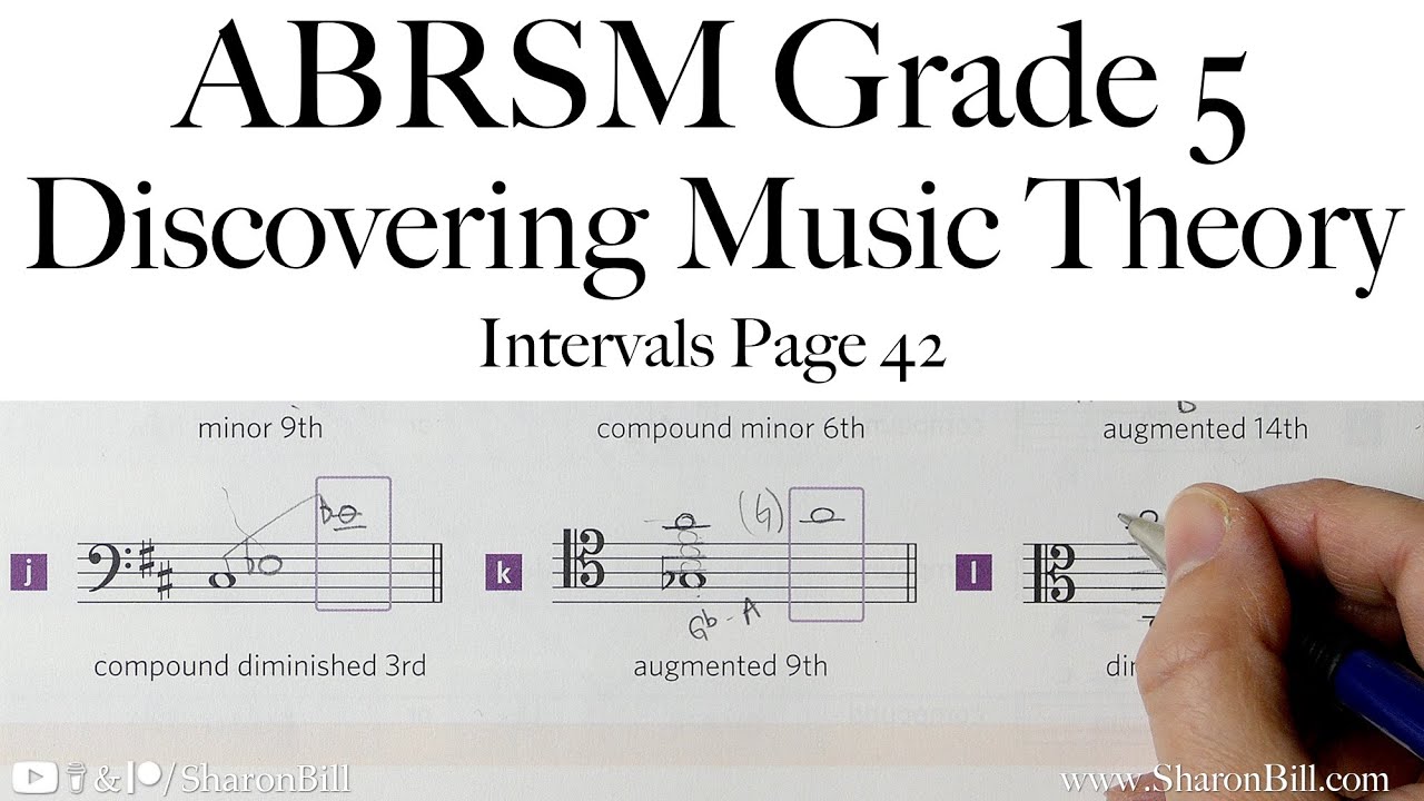 ABRSM Discovering Music Theory Grade 5 Intervals Page 42 with Sharon ...