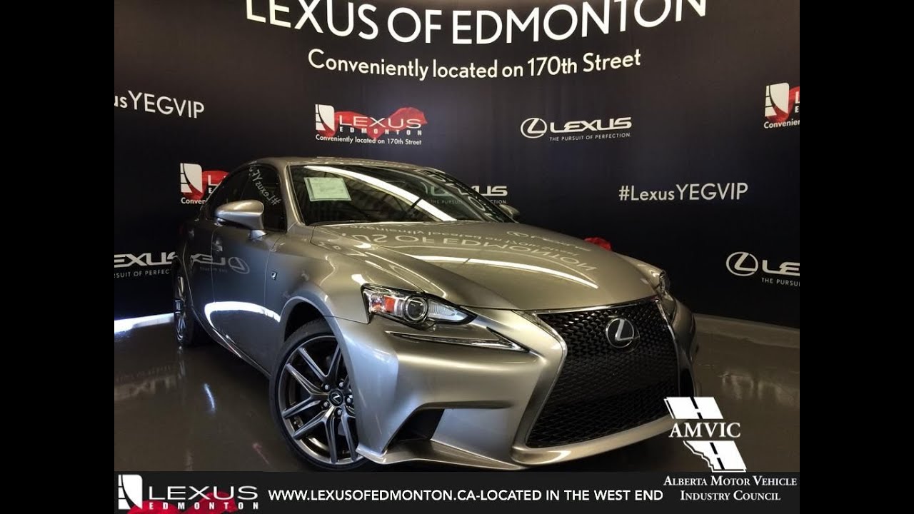 2016 Atomic Silver Lexus IS 300 AWD F Sport Series 3 In Depth Review ...