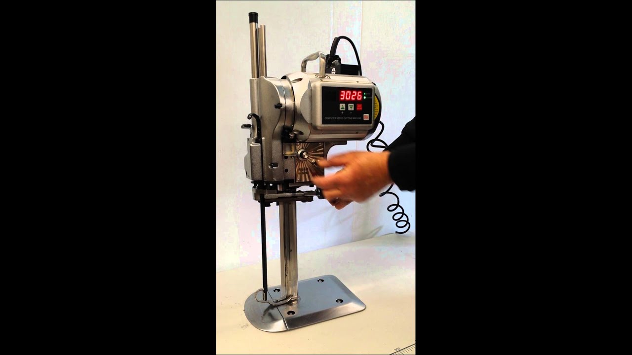 STRAIGHT KNIFE CUTTING MACHINE With SPEED ADJUSTABLE 1400-4000 rpm ...