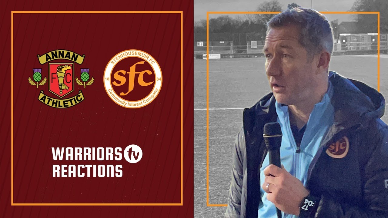 WarriorsTV - Match Reaction - Frazer Wright - Annan Athletic (05/02/22 ...
