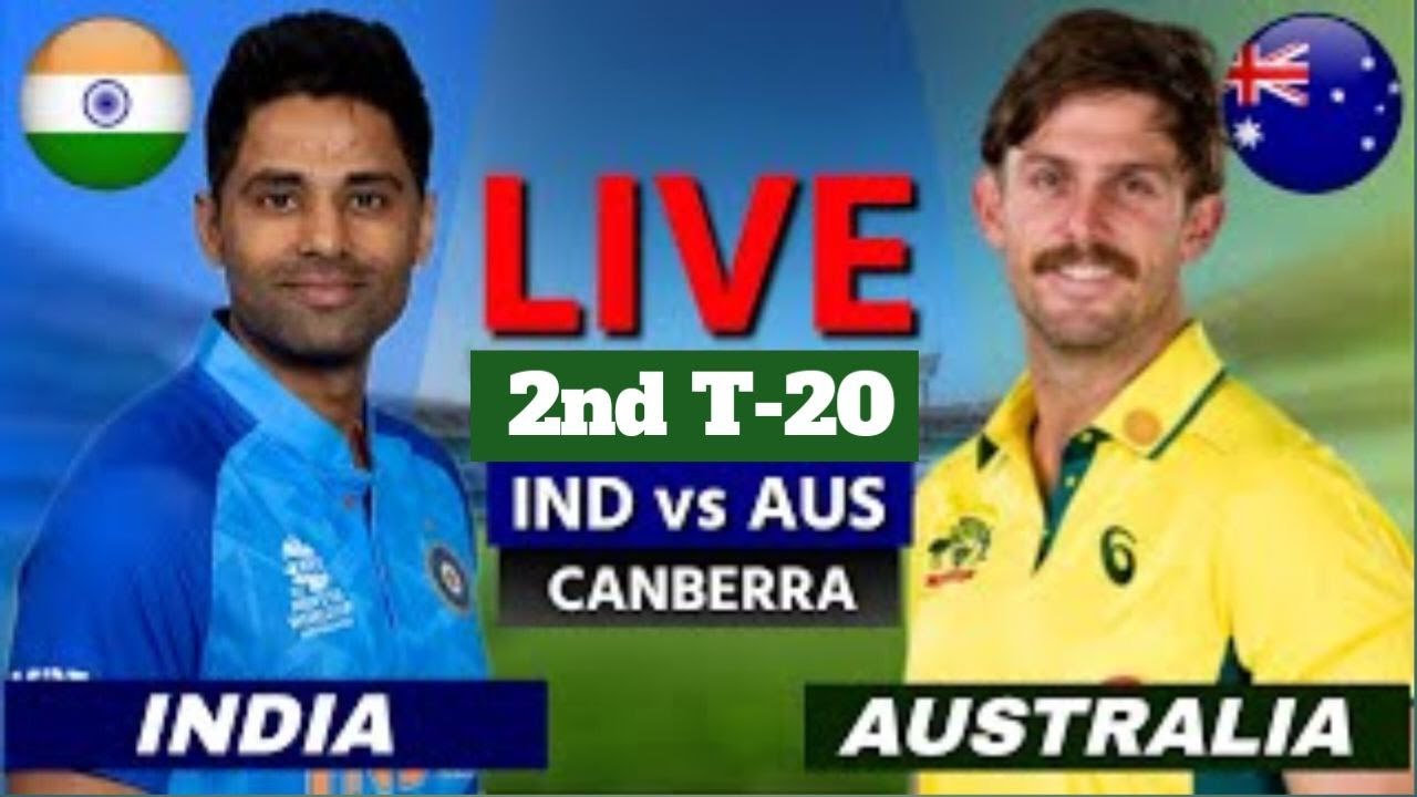🛑IND vs AUS 2nd T-20 Live match today 2025#cricketlive#indvsaus2025 IND ...