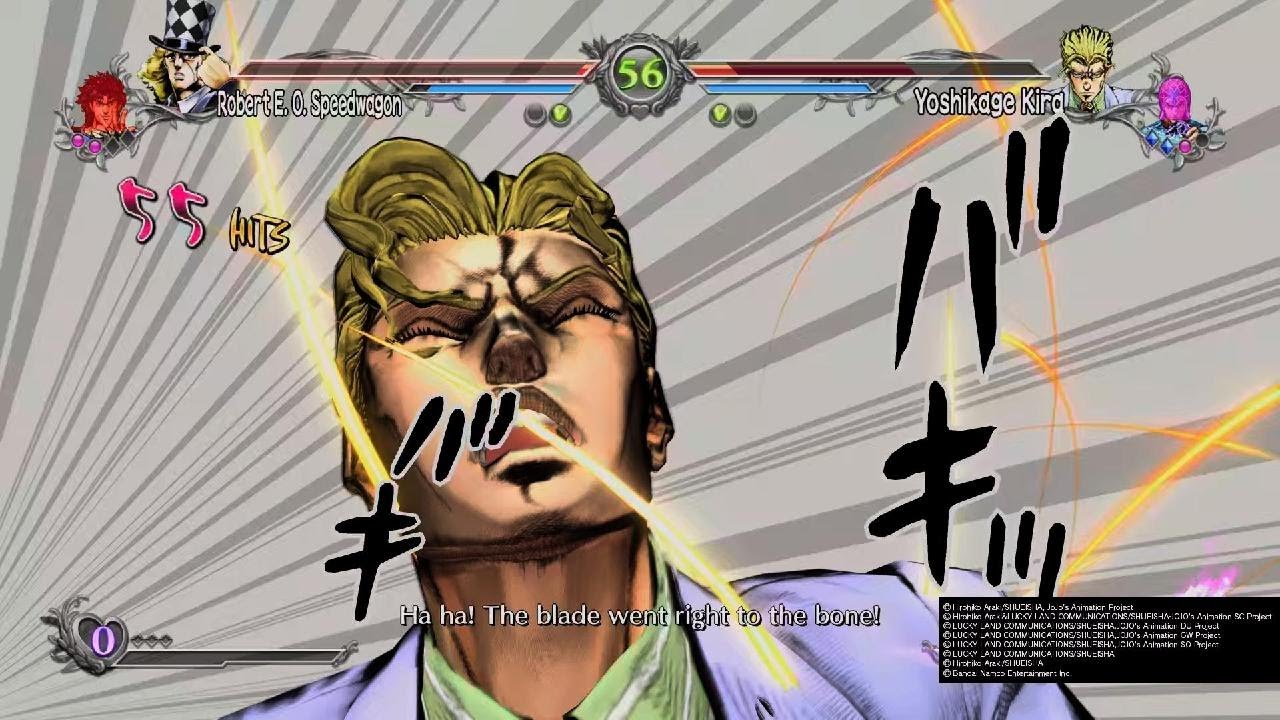 JoJo's Bizarre Adventure ASBR Online Speed Weed Vs Kira Bowie. - YouTube