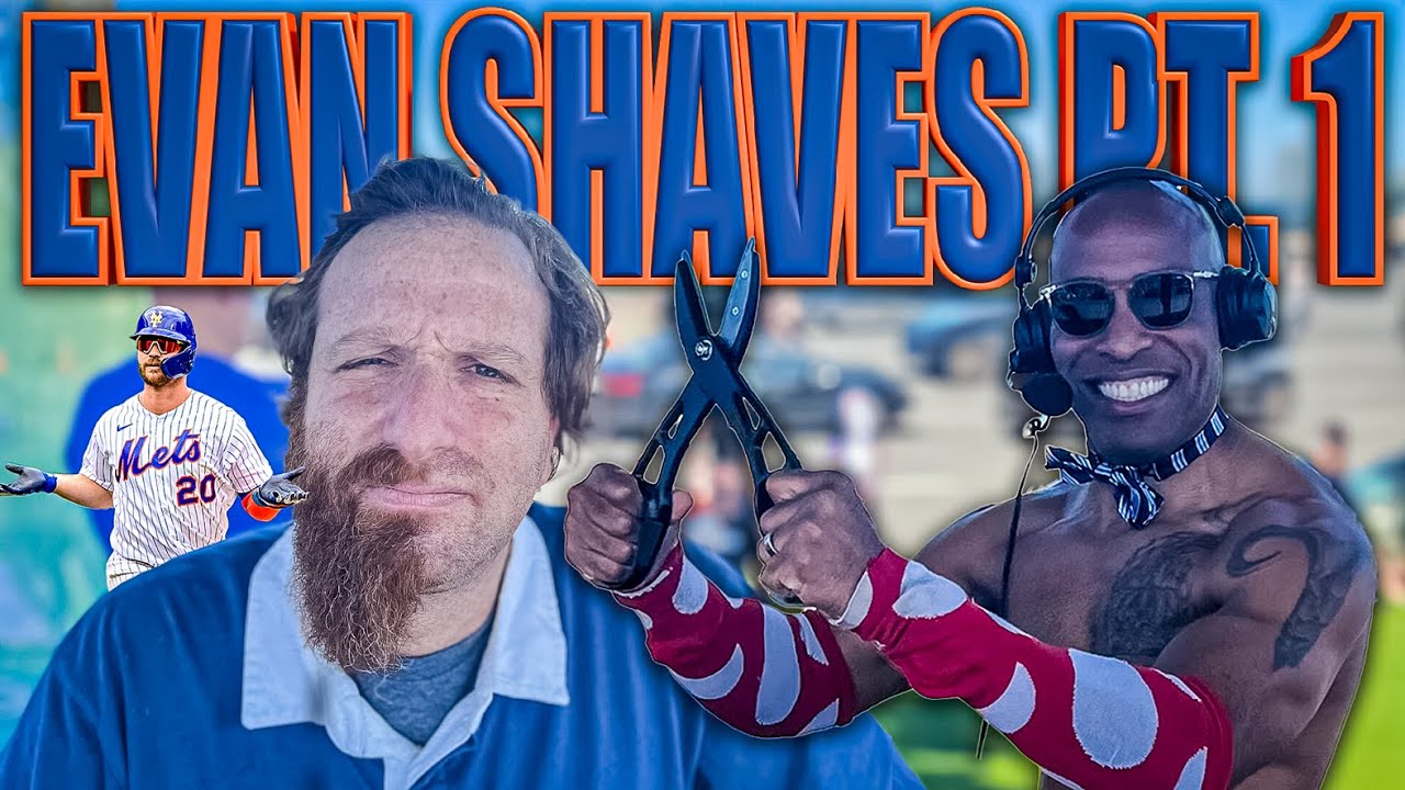 Tiki Barber Shaves OFF Evan's Beard! (Part 1) - YouTube