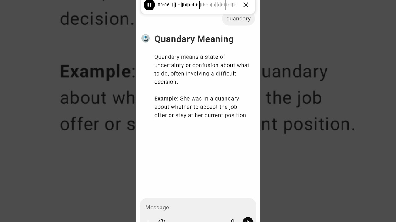 Quandary Meaning