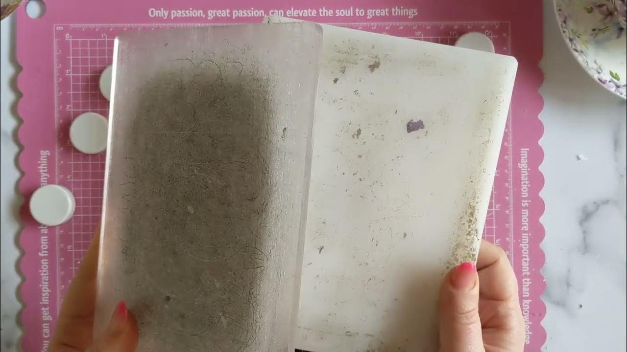 Another great little embossing folder technique! - YouTube