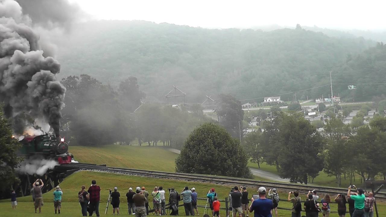 Tweetsie Railroad Steam Locomotive Doubleheader - YouTube