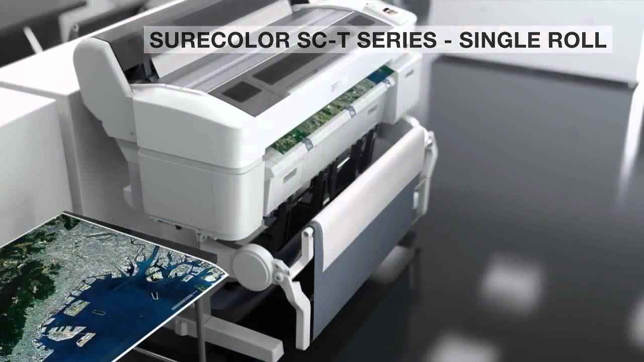 Plotters y Multifuncionales EPSON SURECOLOR serie T - YouTube