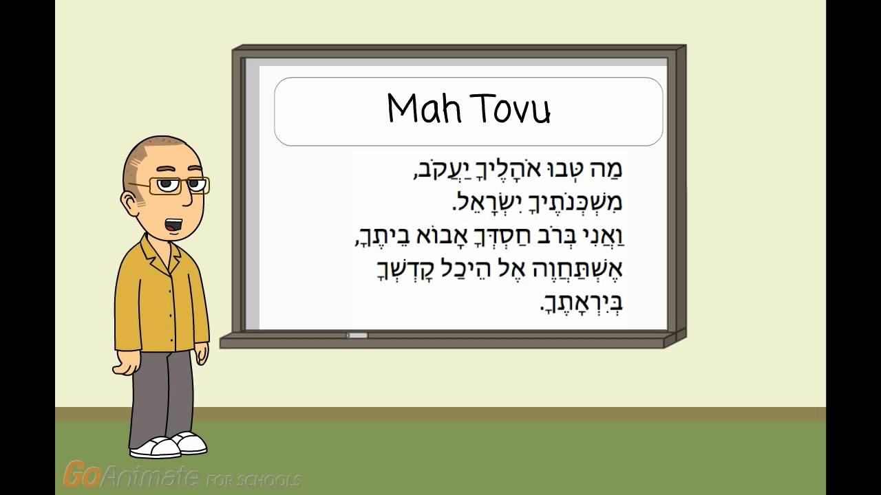 Let's Learn T'fillah: Mah Tovu - YouTube