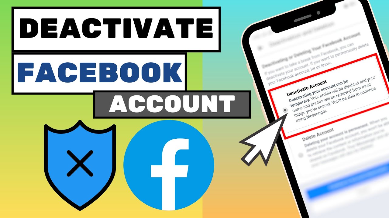 How to Deactivate Facebook Account Temporarily on a mobile phone ...
