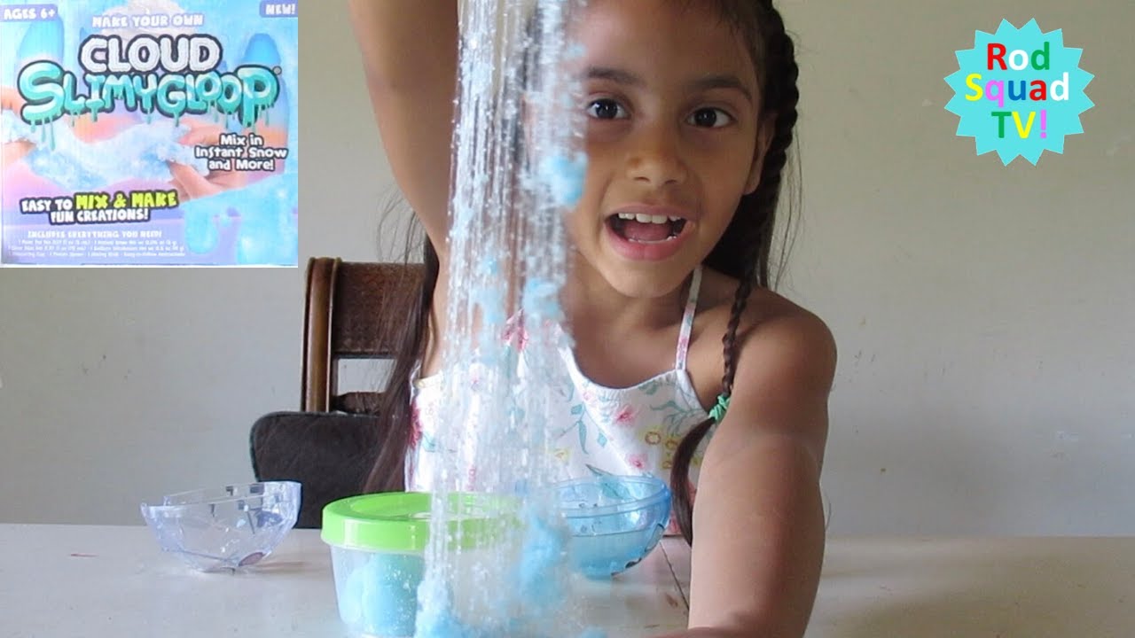 Make Your Own CLOUD SLIMY GLOOP!!! | Rod Squad TV - YouTube